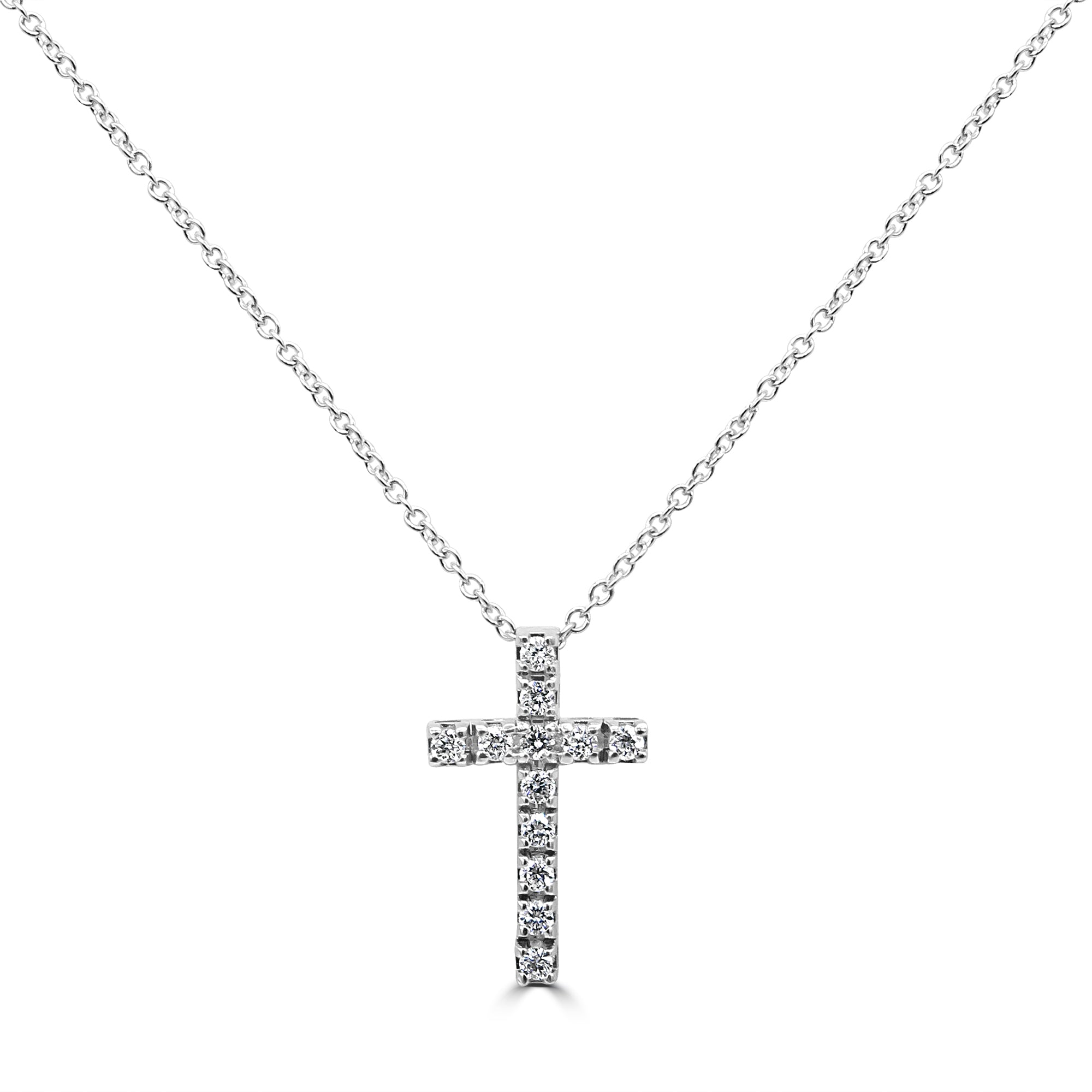 Diamond Cross Pendant – Mozafarian Jewellers Ltd